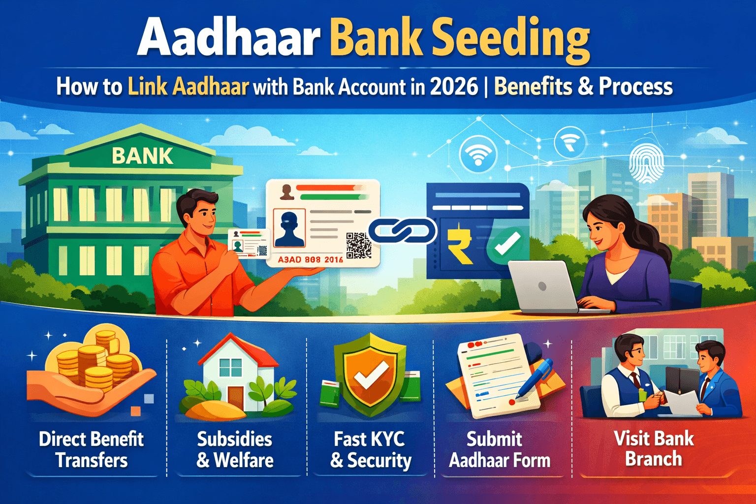 Aadhaar Bank Seeding: How to Link Aadhaar with Bank Account in 2026 ...