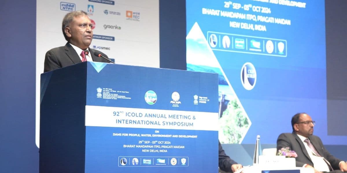 THDCIL CMD & President INCOLD Addresses ICOLD 2024 on Hydropower ...