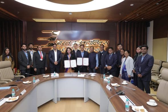 BEL has signed an MoU with HSCC (India) Limited