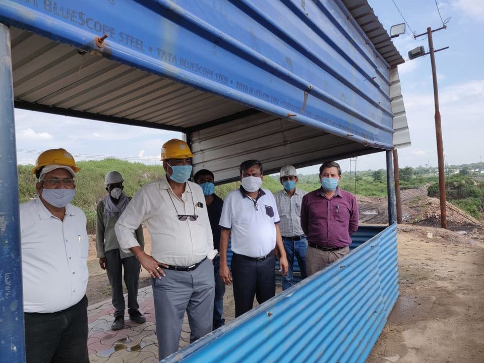 Shri Chanchal Goswami DT BCCL Visited Block-II Area Shri Chanchal Goswami DT BCCL Visited Block-II Area